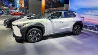 China 4690x1860x1650 Length Width Height GAC To-yota Bz4x Air Pro Max 2024 Electric 4WD SUV with 2850mm Wheelbase for sale