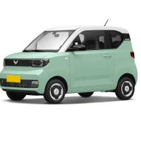 China Manual Adjustment LED Camera Fabric EV Car Wuling Mini EV Chinese Electric Mini Car Sports Vehicle 4 Wheels Sedan Single Left for sale