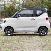 China Manual Adjustment LED Camera Fabric EV Car Wuling Mini EV Chinese Electric Mini Car Sports Vehicle 4 Wheels Sedan Single Left for sale