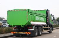 China 2023 SAIC Hongyan H6 Electric Tipper Truck EV Mining Transportation Heavy Truck Rear Camera 360° Drive type 8X4 Chinese for sale