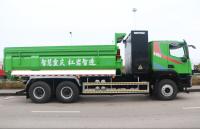 China 2023 SAIC Hongyan H6 Electric Tipper Truck EV Mining Transportation Heavy Truck Rear Camera 360° Drive type 8X4 Chinese for sale