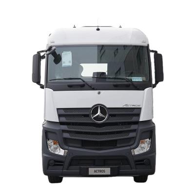 China Ben-z Actros 6x4 Tractor Head Used Truck Tractor 450hp Large Heavy GVW with ABS and Half a Row Seat Rows in 2023 for sale
