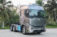 China Foton Auman Galaxy Crossing Version 580hp 6X4 AMT Tractor with 5 Forward Shift Number and Advanced ISG12E5/4/3 Engine for sale