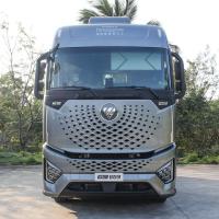China Foton Auman Galaxy AMT Tractor 12 AMT Gear Diesel 2 Seats 6x4 6x2 Euro Six Tractor with Camera and ZF8118 Steering System for sale