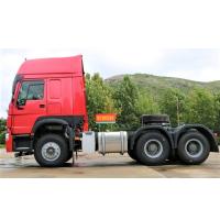 China WD615.47 Engine Model SINOTRUK 6X4 HOWO 7 Trailer Tractor Truck Head in Red Color for Your Customer's Requirements for sale