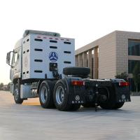 China 430HP 6X4 HOWO CNG/LNG Tractor Truck Gas Tractor Head for Port Transportation ABS Antilock Braking System Safeguarded for sale