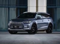 China Single Dark Electric Cars with 108kwh Lithium Iron Phosphate Battery and Multi-function LED BYD Automatic Left Drive for sale