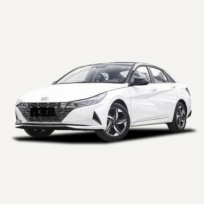 China Manual Copilot Seat Adjustment Hyun-dai Elantra Gasoline Car in Beijing Rear Camera Fabric Seats Macpherson Front Suspension for sale