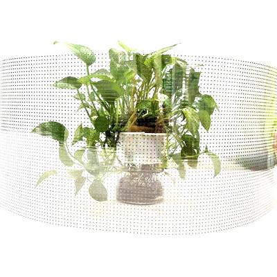 China P10 Paper-thin Adhesive Transparent LED Display For Storefront Glass Window for sale