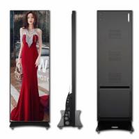 China Smart LED Poster Display Floor Standing 640x1920mm with Front Service Maintenance and 600 Nits Brightness for sale