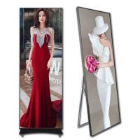 China Smart LED Poster Display Floor Standing 640x1920mm with Front Service Maintenance and 600 Nits Brightness for sale