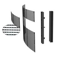 China P3.9-7.8 Transparent LED Panel - 85% Transparency, 3.5kg Cabinet Weight for Indoor Glass Video Walls for sale