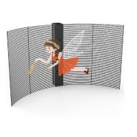 China P3.9-7.8 Transparent LED Panel - 85% Transparency, 3.5kg Cabinet Weight for Indoor Glass Video Walls for sale