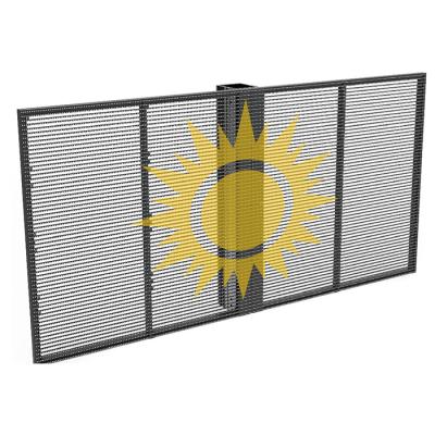 China P10.4-10.4 Transparent LED Display 70% Transparency 4500-5000 Nits for Indoor Advertising for sale