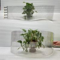China P4 Adhesive Transparent LED Display Modern Advertising Solution For Shopping Mall for sale
