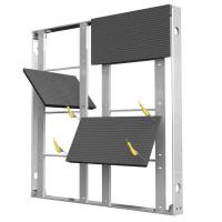 China P7.8 Outdoor Fixed LED Display Front & Rear Service 9000nits 2+1 Power for sale