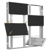 China P6.25 Outdoor LED Display Screen 1000x1000mm Cabinet 6500 Nits Brightness Wall Mounted IP65 Waterproof for sale