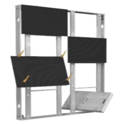 China P6.25 Outdoor LED Display Screen 1000x1000mm Cabinet 6500 Nits Brightness Wall Mounted IP65 Waterproof for sale