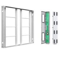 China P6.25 Outdoor LED Display Screen 1000x1000mm Cabinet 6500 Nits Brightness Wall Mounted IP65 Waterproof for sale
