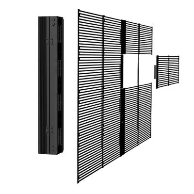 China P3.9-7.8 Outdoor Transparent LED Display with 5000-6500 Nits Brightness and 3840Hz Refresh Rate for sale