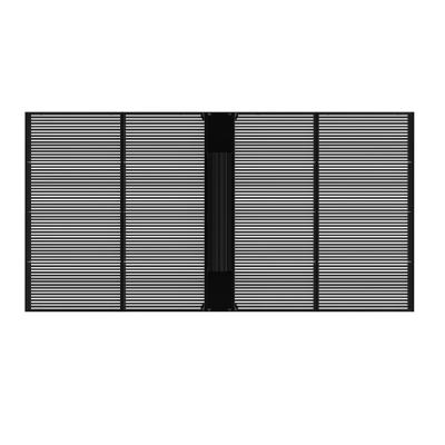 China 1000x500mm P3.9-7.8 Transparent LED Display with 1200-1500 Nits Brightness for Indoor Installation for sale