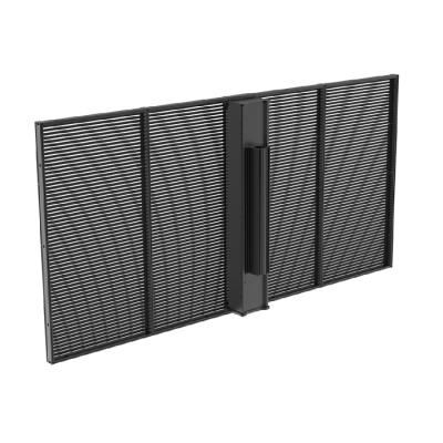 China Indoor Transparent Advertising LED Screen 3000nits Brightness P3.91-7.81mm Pitch 70% Transparency for sale