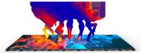 China High Load-bearing P2.6 Aluminum Plate Dance Floor LED Screen with Smart Interactive Sensor for sale
