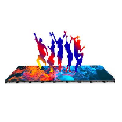 China P2.97 Indoor Dance Floor LED Display with 1300kg Load Bearing and Interactive Function for Stage Applications for sale