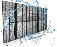China P5.2-10.4 Transparent LED Video Wall Front Service 5000 nits Glass Curtain Wall for sale