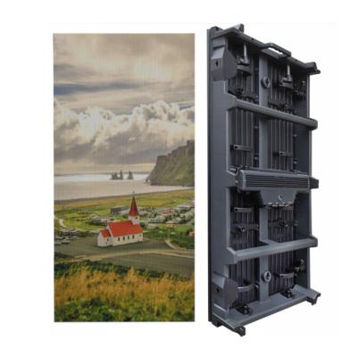 China Radian Lock Design P2.97 Indoor Rental LED Display Floor Fixed 500*1000mm Cabinet for sale