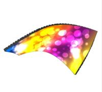 China P4 Flexible LED Display 800-1000nits Brightness with 240x120mm Module Size and Front Service Access for sale