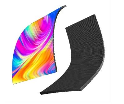 China Easy Installation P2.5 Indoor Flexible LED Display Screen 240X120mm With Front Service for sale