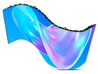 China Flexible LED Display Screen Front Service Creative Design With Pixel Pitch 4mm for sale