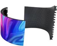 China P4 Flexible LED Display Screen Front service 960×720mm Cabinet For Creative design for sale