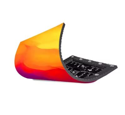 China P4 Flexible LED Display Screen Front Service With 960×720mm Simple Steel Cabinet for sale