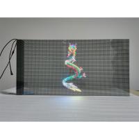 China P6.25 Indoor Holographic Transparent LED Display Rear Service 70% Transparent Rate for sale