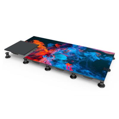 China P3.91 Interactive LED Dance Floor Display With Full-color For Live Show Stage for sale
