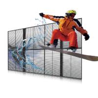 China P5.2-10.4 Outdoor Transparent LED Display with 5000 Nits Brightness and 75% Transparency Rate for sale
