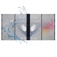 China P5.2-10.4 Outdoor Transparent LED Display 75% High Transparency 5000nits for sale