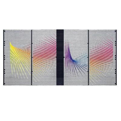 China Outdoor P5.2-10.4 Transparent LED Display Screen Front Service 1000×500mm 5000 nits for sale