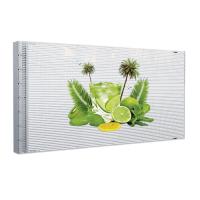 China P6 Adhesive Transparent LED Display 85% High Transparency 2kg Per Square Meter for sale