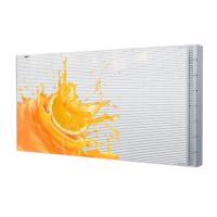 China High Brightness Adhesive Transparent LED Display with 816x384mm Panel Size and Support Breakpoint Continuation SMD2121 for sale