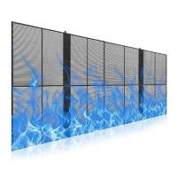 China P7.8-7.8 Outdoor Transparent LED Display 5000nits 75% Transparency for sale