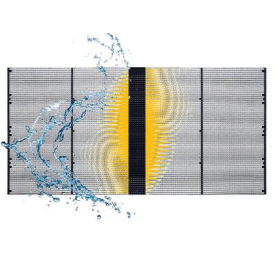 China P5.2-10.4 Outdoor Transparent LED Display 1000×500mm 5000nits Front Service for sale