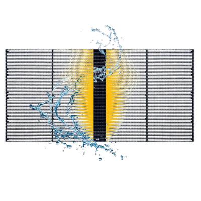 China P5.2-10.4 Outdoor Transparent LED Display 1000×500mm 75% High Transparency for sale