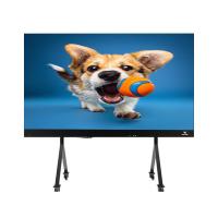 China 108-inch to 162-inch Large Screen Conference TV with 800 Nits Brightness and 6000:1 Contrast Ratio for Professional Presentations for sale