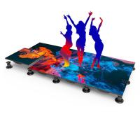 China P3.91 SMD1921 Interactive Dance Floor LED Display Front Service 500*500mm for sale