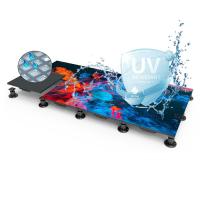 China P3.91 Interactive LED Dance Floor Modular Design 500x500mm Front Service for sale