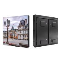 China SMD Lamp Outdoor Usage LED Display In Steel Made Solid Cabinet For Long Term USage for sale
