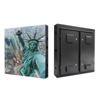 China SMD Lamp Outdoor Usage LED Display In Steel Made Solid Cabinet For Long Term USage for sale